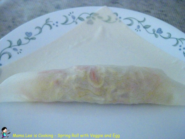 Spring Roll with Veggie and Egg – Mama Lee is Cooking （咱家小饭桌）